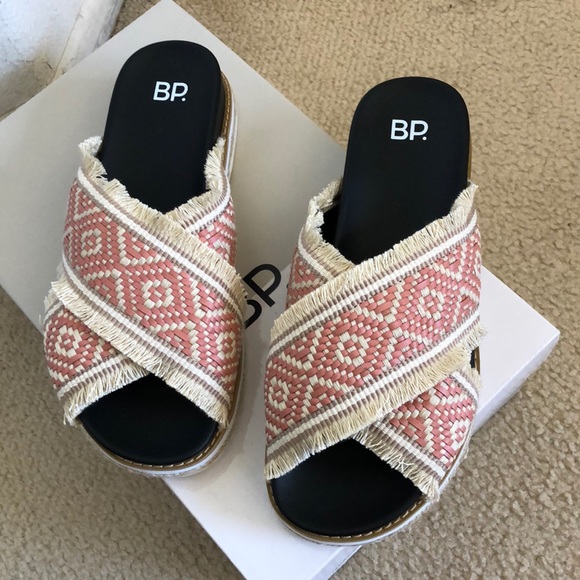 bp | Shoes | New Bp Booker Boho Slides Sandals | Poshmark